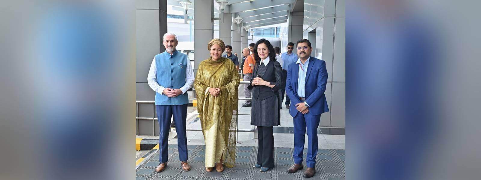 Deputy Secretary-General of the United Nations H. E. Ms. Amina J ...