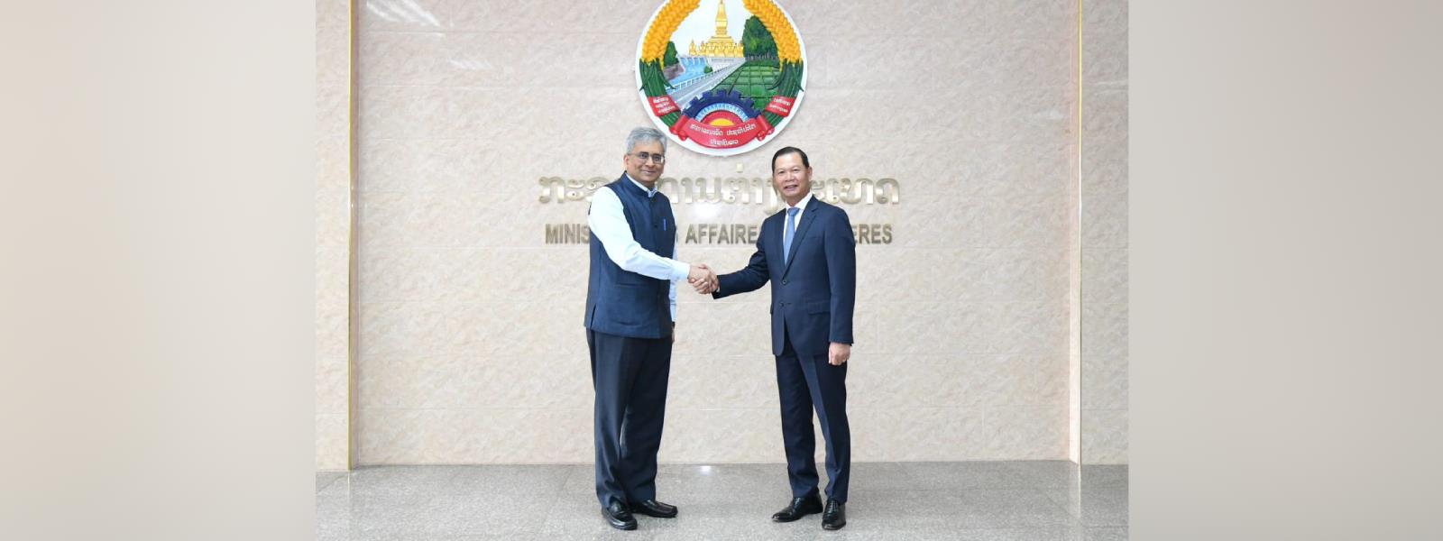 3rd India-Laos Foreign Office Consultations held in Vientiane, co ...