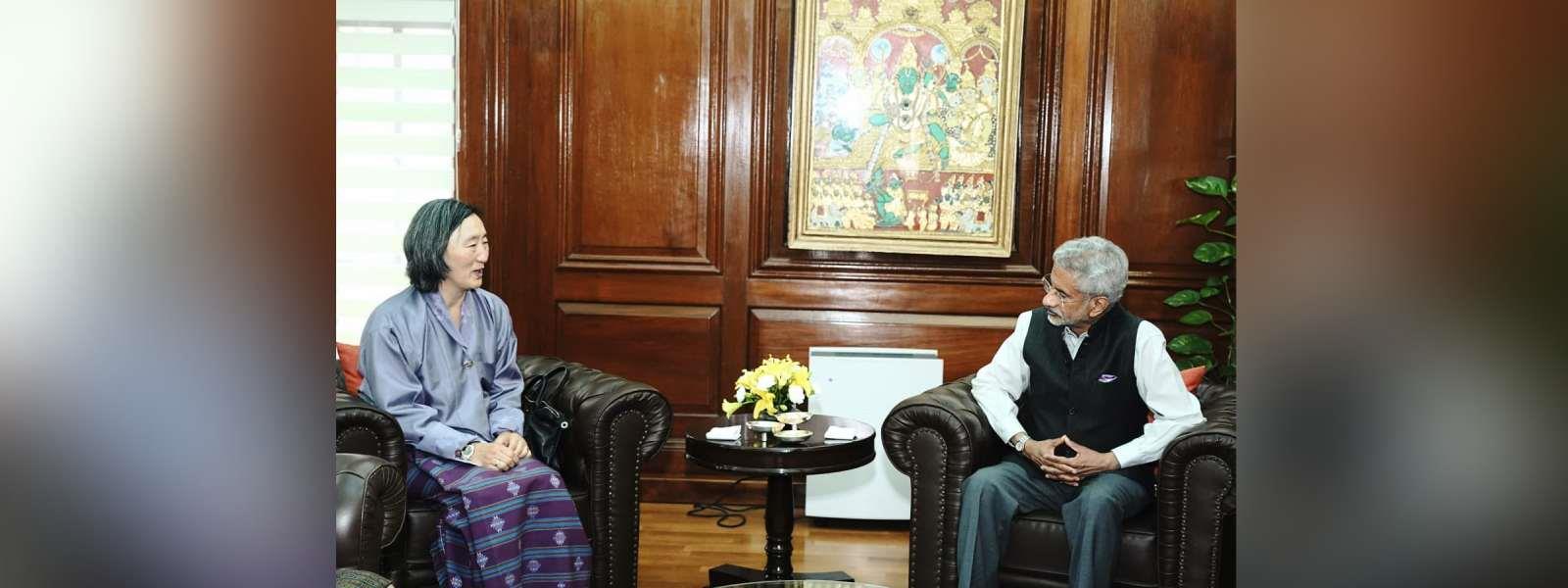 Foreign Secretary of Bhutan, H.E. Ms. Aum Pema Choden called on ...