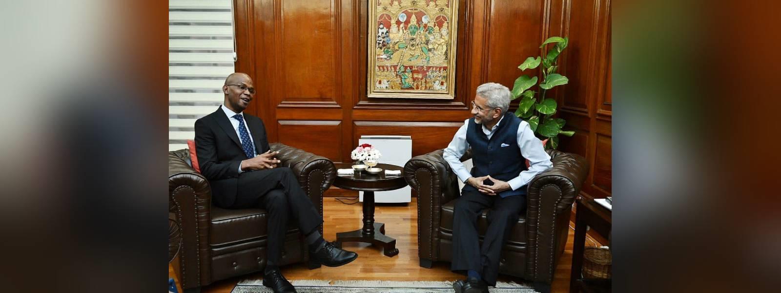 External Affairs Minister, Dr. S. Jaishankar met H.E. Mr. January ...