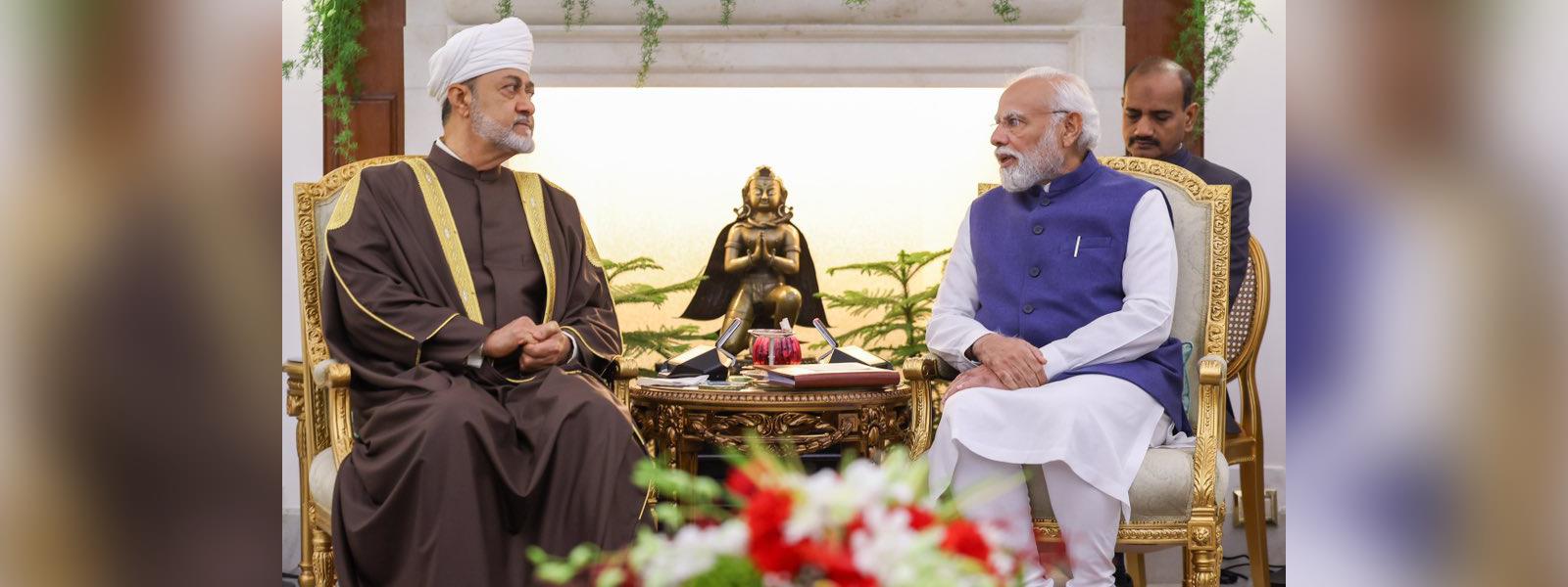 Prime Minister Shri Narendra Modi held discussions with H.M. Haitham bin Tarik, Sultan of Oman ...