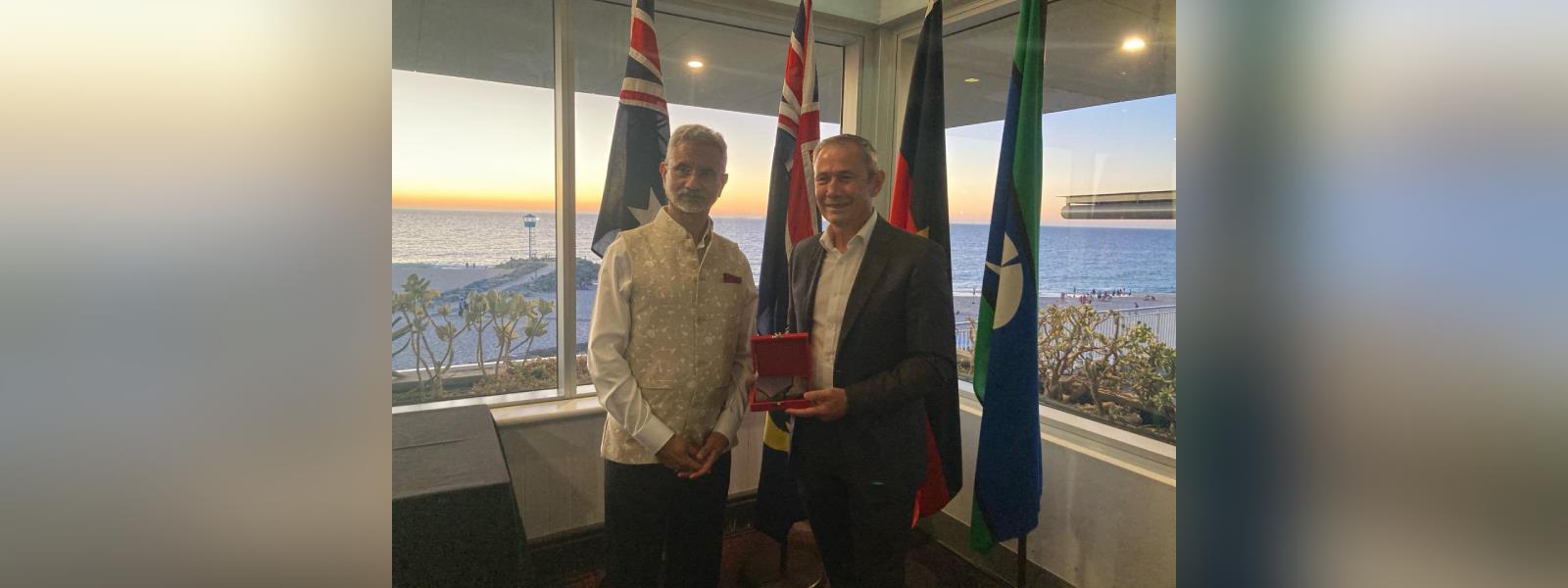 External Affairs Minister Dr. S. Jaishankar met Premier of Western ...