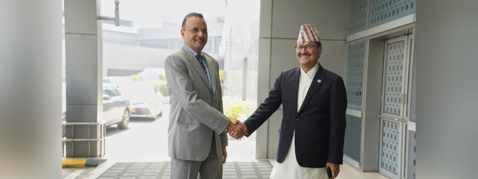 Foreign Minister of Nepal, H.E. Mr. Narayan Prakash Saud arrived in New ...