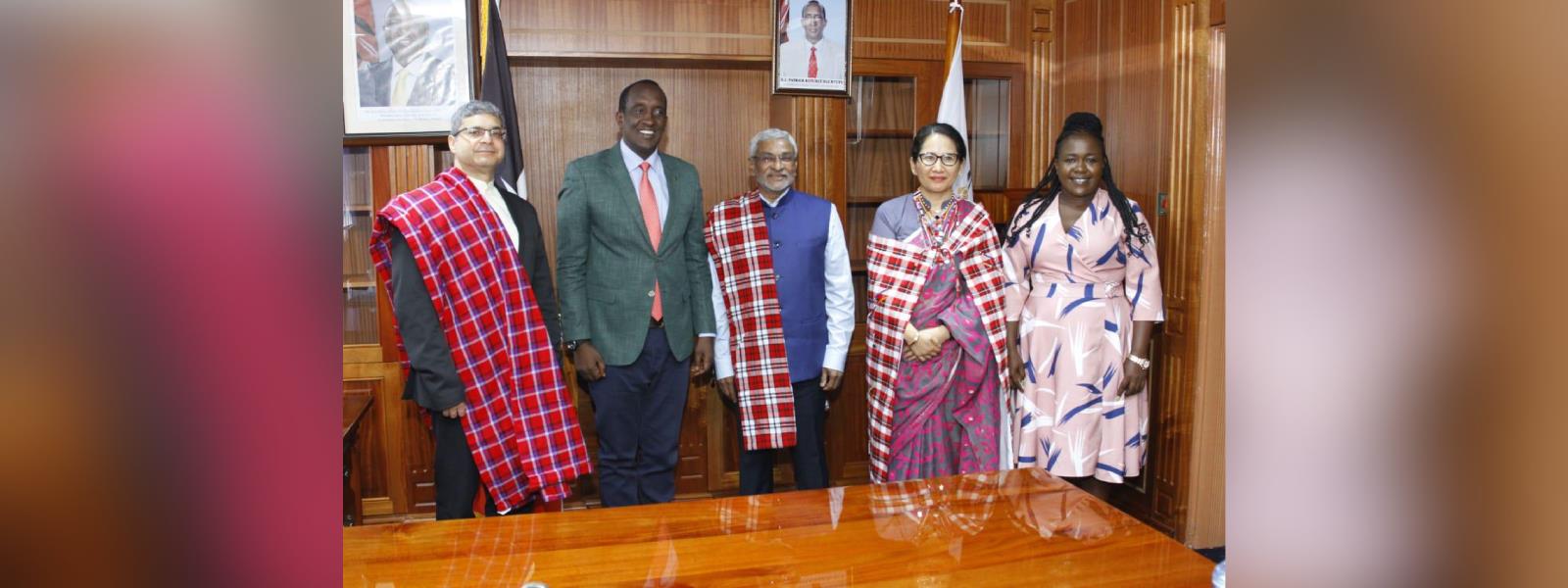 Secretary (ER), Shri Dammu Ravi met H.E. Mr. Patrick Ole Ntutu ...