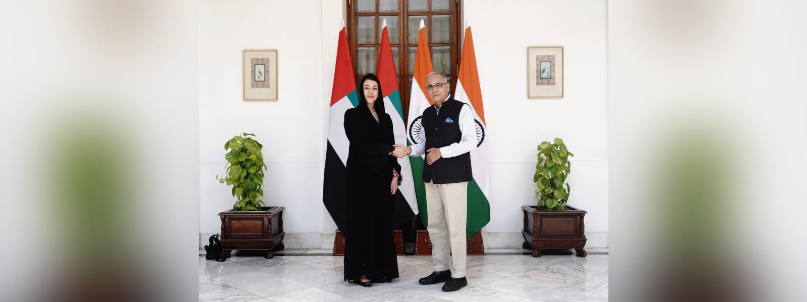 Foreign Secretary, Shri Vinay Kwatra met H.E. Ms. Reem Al Hashimy ...