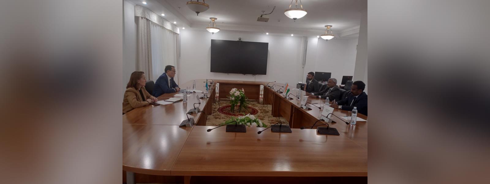 Secretary (ER) Shri Dammu Ravi met H.E. Mr. Kairat Torebayev, Vice ...