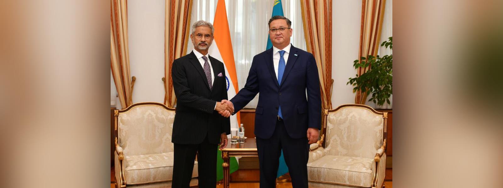 External Affairs Minister Dr. S. Jaishankar met H.E. Mr. Murat Nurtleu ...