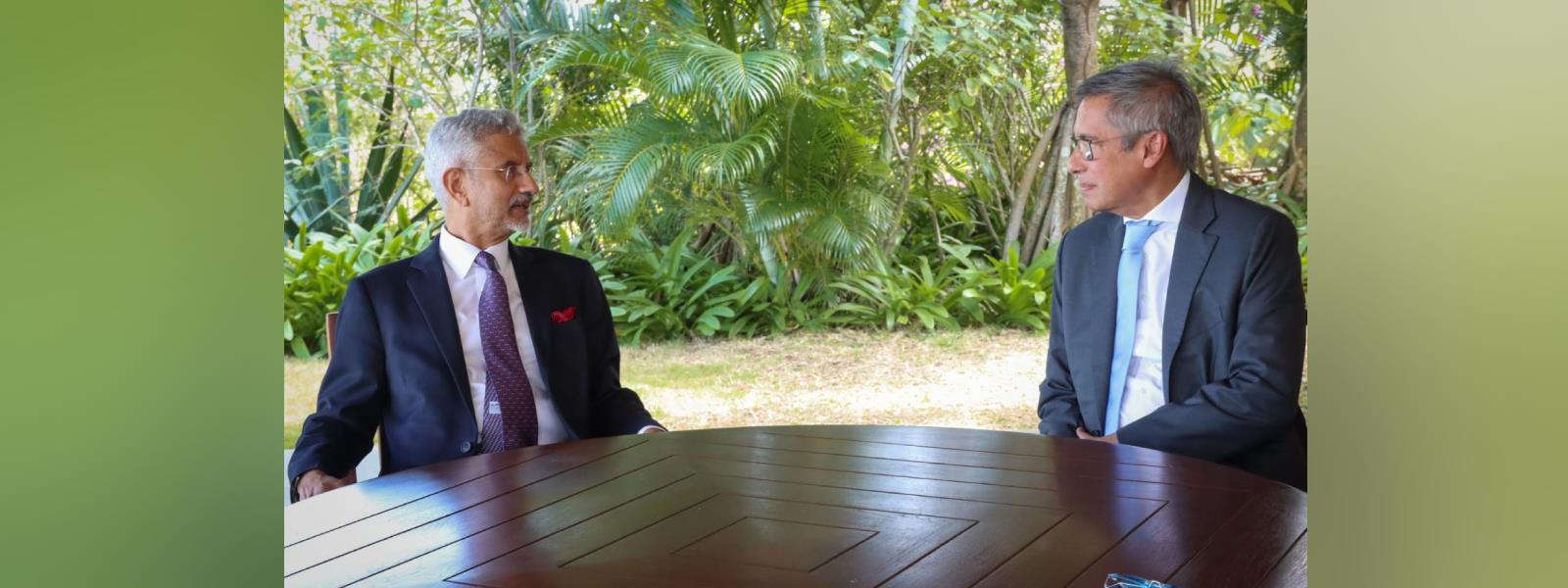 External Affairs Minister Dr. S. Jaishankar met H.E. Mr. Xavier Luc ...