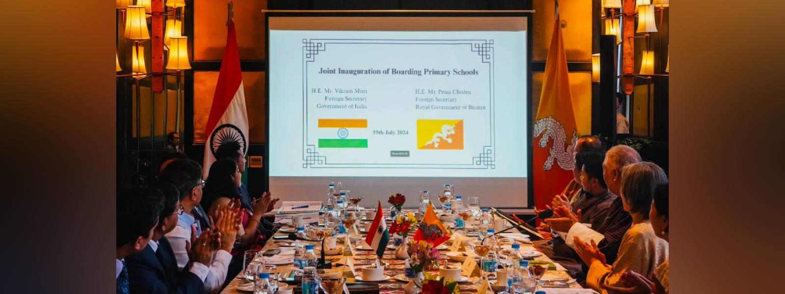 Foreign Secretary Shri Vikram Misri and Foreign Secretary of Bhutan, H ...