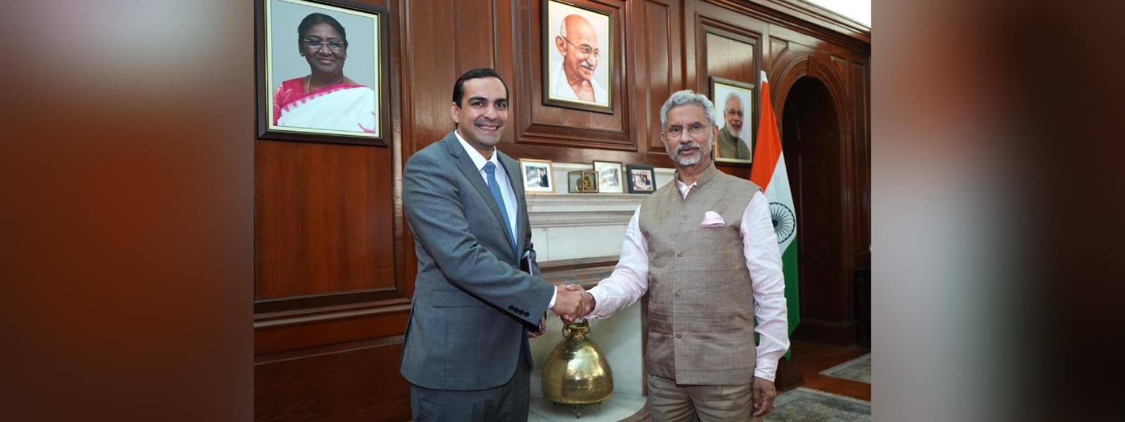External Affairs Minister, Dr. S. Jaishankar met H.E. Mr. Adrien ...