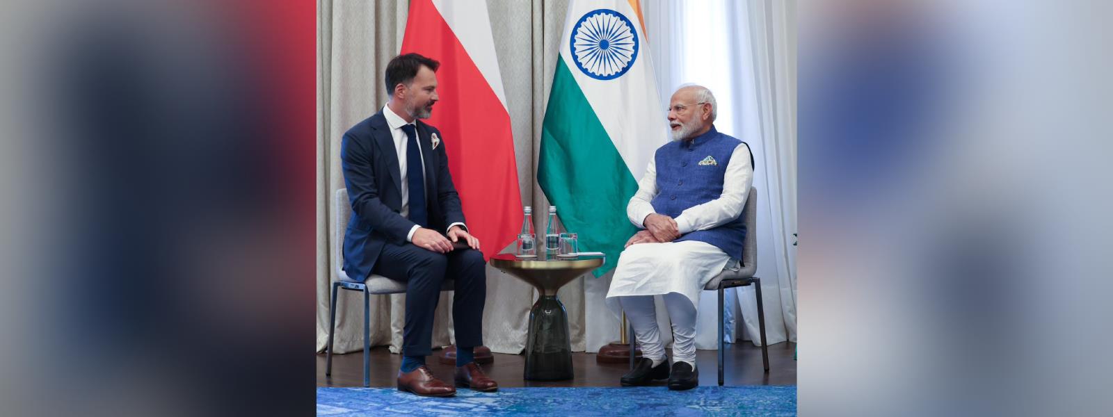 Prime Minister Shri Narendra Modi met Mr. Gawel Lopinski, CEO of Billenium Pvt. Ltd., a leading ...