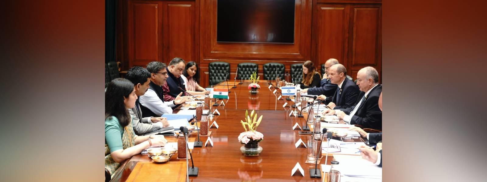 17th India-Israel Foreign Office Consultations held in New Delhi, co ...