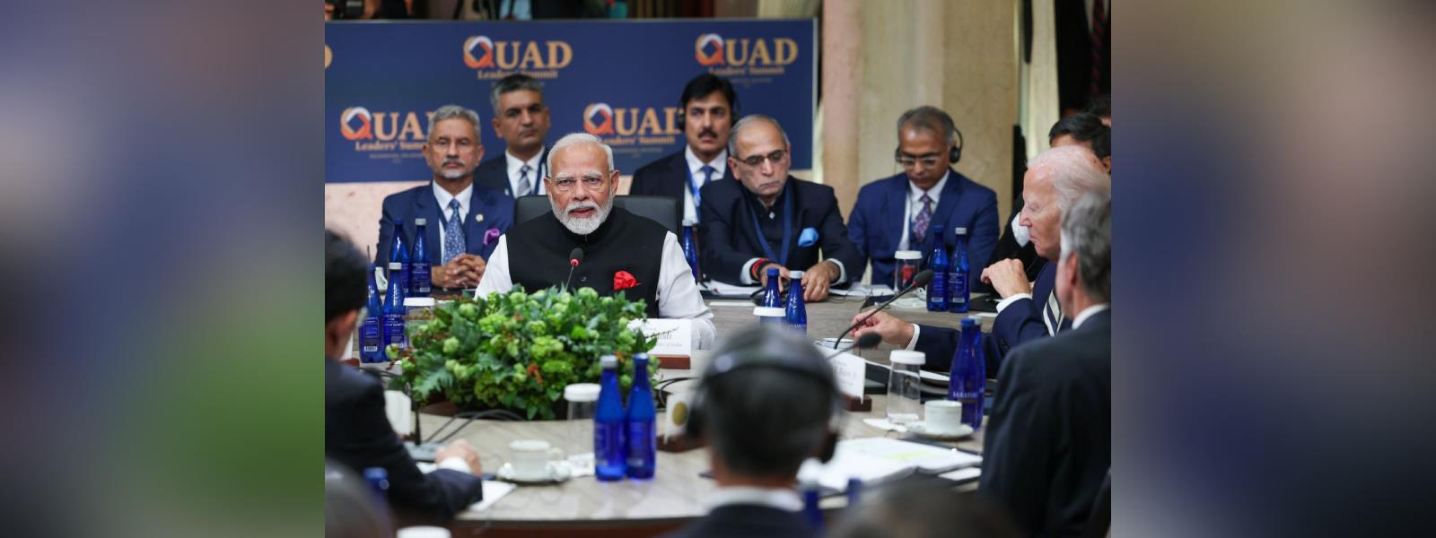 Prime Minister Shri Narendra Modi participated in the QUAD Leaders ...