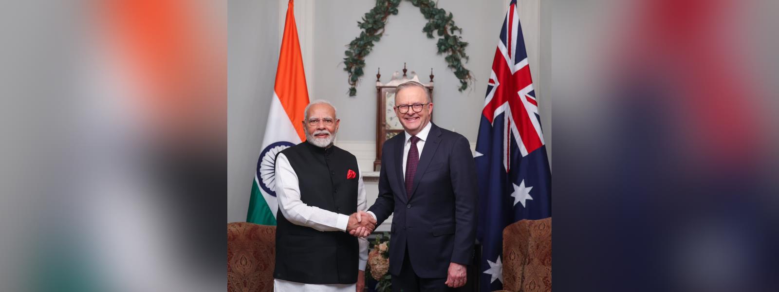 Prime Minister Shri Narendra Modi met H.E. Mr. Anthony Albanese, Prime Minister of Australia on ...