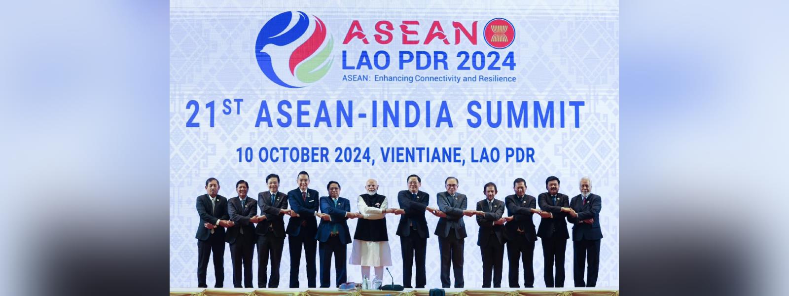 Prime Minister Shri Narendra Modi participated in the 21st ASEAN-India Summit in Vientiane, Lao PDR
