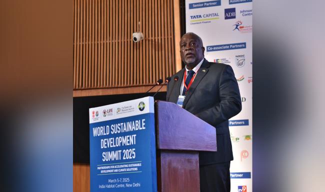 Prime Minister of Guyana, H.E. Brigadier (Ret'd) Mark Anthony Phillips delivered a keynote ...