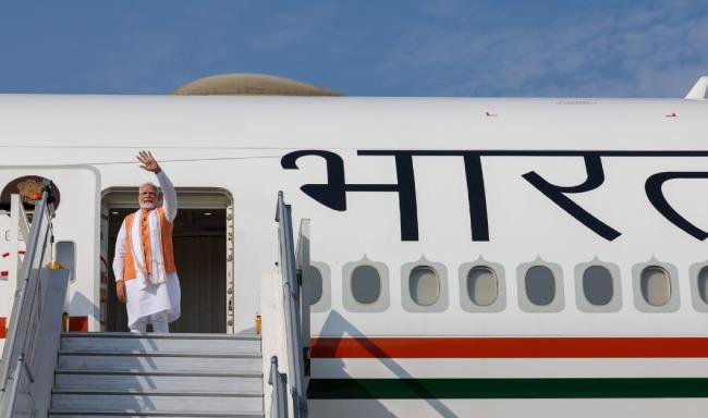 Prime Minister Shri Narendra Modi departed on a five-nation visit to Ghana, Trinidad & Tobago ...